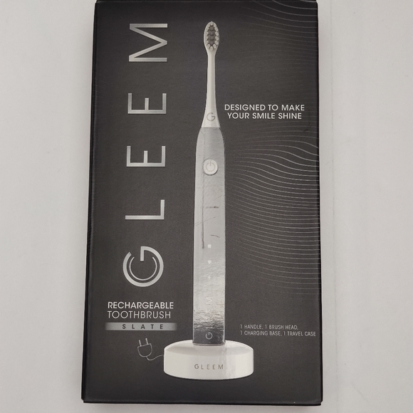 GLEEM | Grooming | Gleem Rechargable Toothbrush Slate Nwt Nib | Poshmark